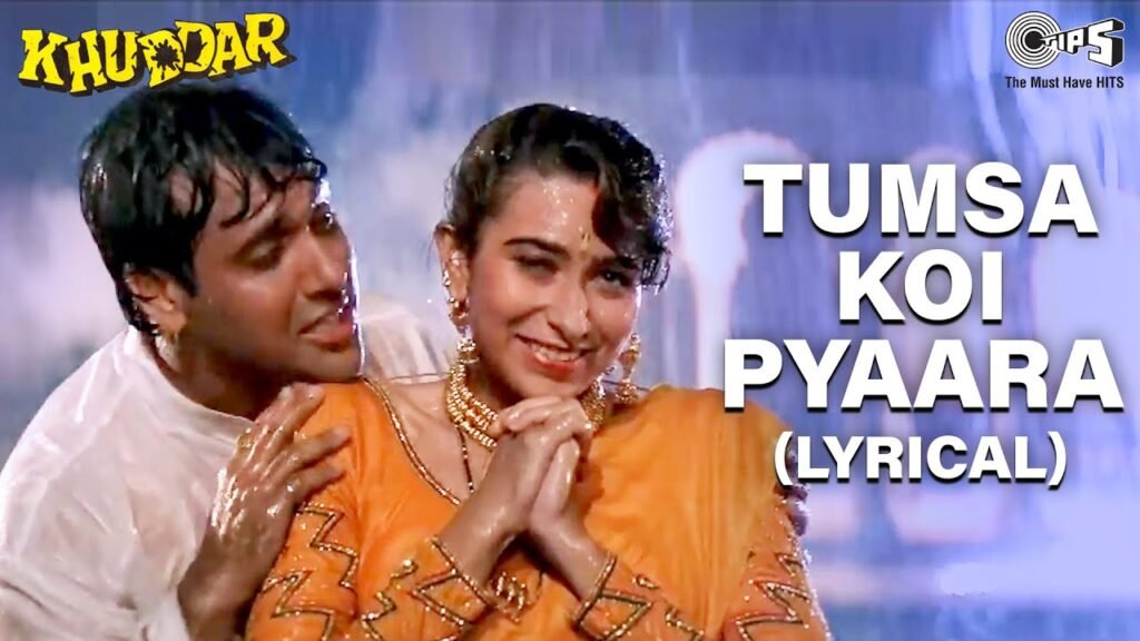 Tumsa Koi Pyara Lyrics English Translation - Kumar Sanu | Alka Yagnik ...